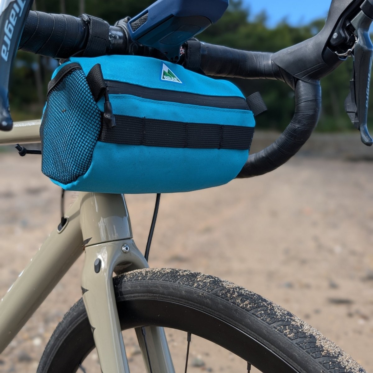 Stravaig 2L Handlebar Bag - Blue - Brae Cycling